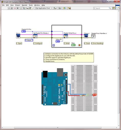 arduino example simple led ni community