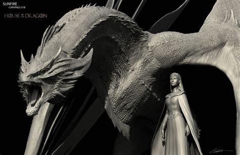 Sunfyre The Golden Appears In Official Concept Images From House Of The