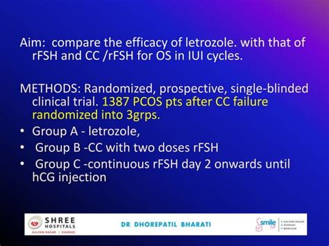 Ovulation Stimulation Protocols For Iui Dr Dhorepatil Bharati Ppt