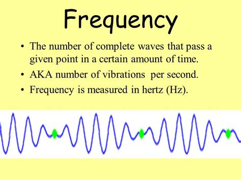 A Word That Describes The Number Of Vibrations Per Second