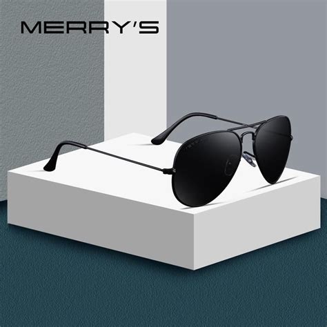Merrys Design Classic Pilot Polarized Sunglasses 58mm Uv400 Protection