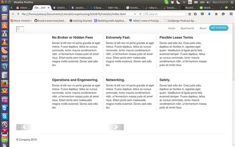 javascript bootstrap 3 carousel not load displaying properly stack