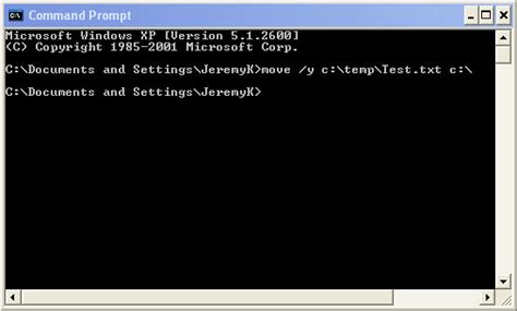 windows xp command prompt commands downtownmokasin