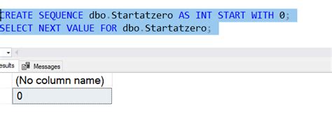 the basics of using a sequence as a table default sqlservercentral