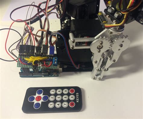 remote controlled robotic arm 8 steps with pictures