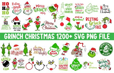 Mr Grinch And Mrs Grinch Svg Bundle The Grinch Christmas Svg Grinch