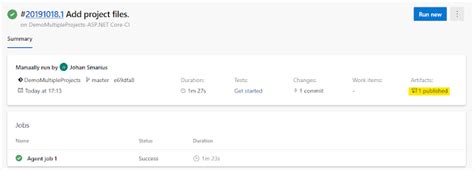 deploying multiple projects from one solution with azure