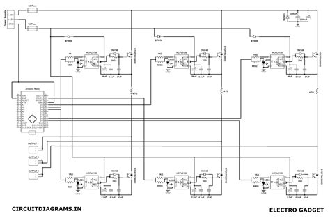 3 Phase Inverter Circuit Using Arduino