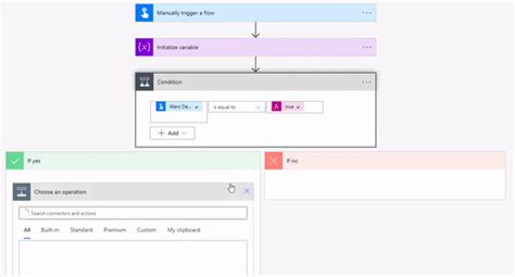 power automate boolean variable [condition]