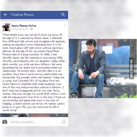 Story Behind The Distinct Picture Of Sad Keanu Reeves 9gag