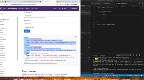 react axios post and functional component react and spring
