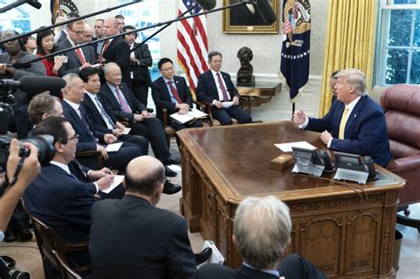 Trump Meets Chinese Vice Premier After Trade Talks China Plus