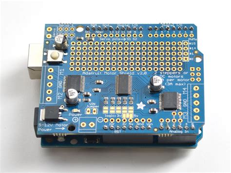 how to install adafruit motor shield library