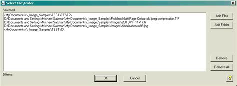 select files folder dialog box
