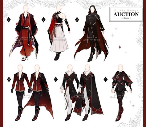 [adopt Auction] Outfits 86 [ Close ] By Quinnyilada On Deviantart