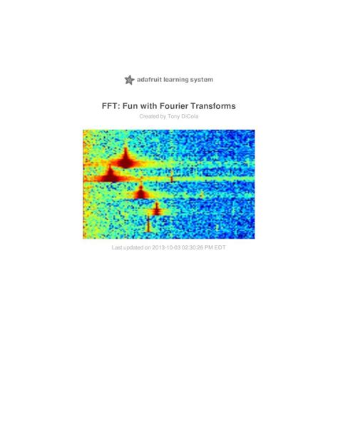 Pdf Fft Fun With Fourier Transforms Dokumen Tips