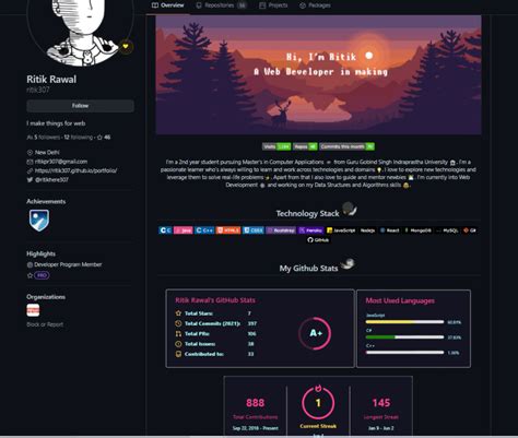 how to have an awesome github profile dev community