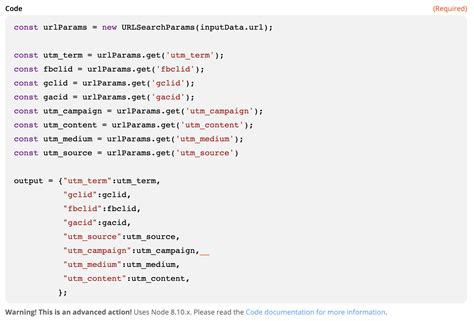 javascript error can t separate utm parameters from query string