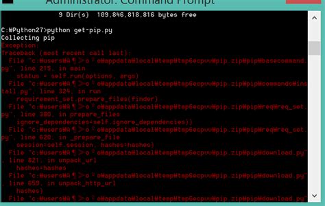 i have a trouble in using pip and easy install on windows python 2 7