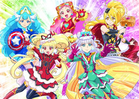 Ueyama Michirou Aisaki Emiru Captain America Cure Amour Cure Ange