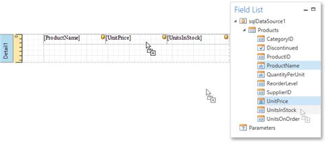 field list reporting devexpress documentation