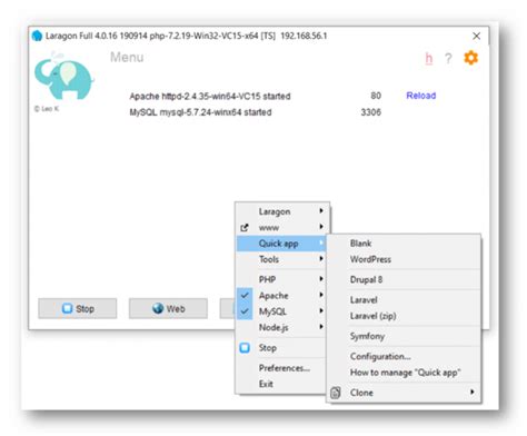 grafotics install laravel on laragon