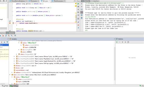 java unable to get value for an object from hashmap even though it