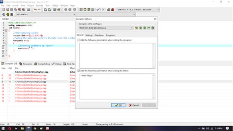 cómo corregir el error de palabra clave automática en dev c