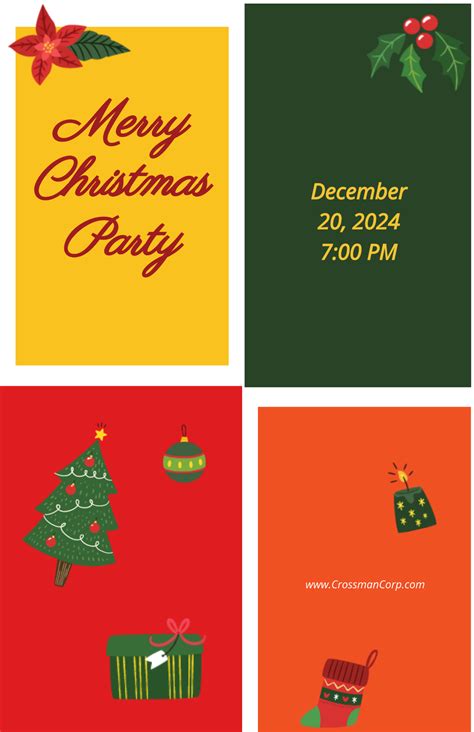 Free Christmas Poster Templates And Examples Edit Online And Download