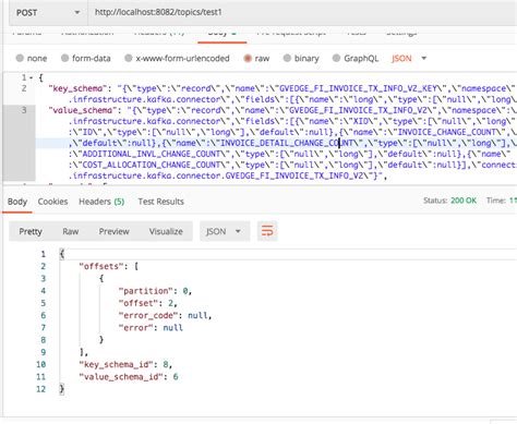 exception in kafka rest proxy schema being registered is incompatible