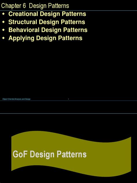 design patterns class computer programming