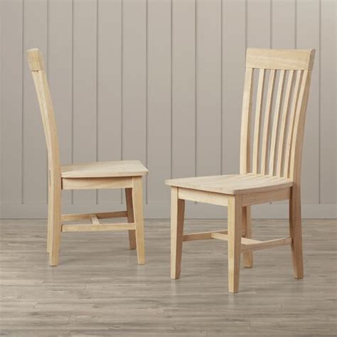 Mistana™ Lynn Solid Wood Slat Back Side Chair And Reviews Wayfair