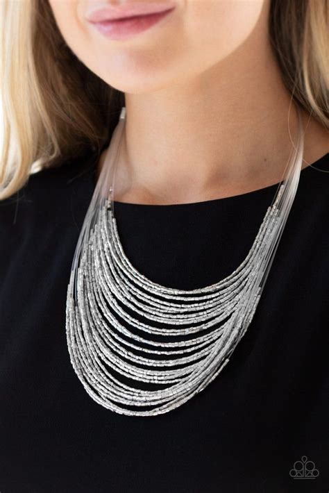 Paparazzi Seed Bead Necklace Necklace Matching Earrings
