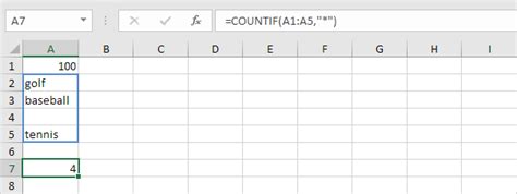 count cells with text in excel in easy steps