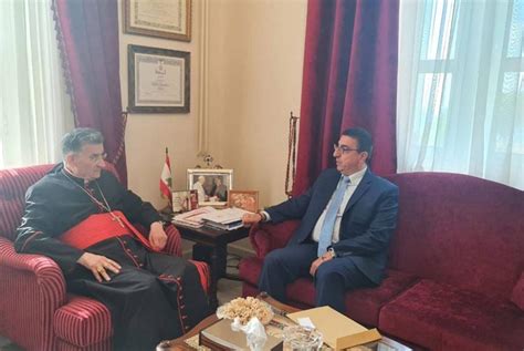 الراعي عرض الاوضاع مع بو حبيب وملف النزوح مع الحجار نداء الوطن