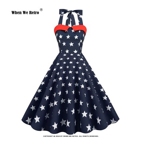 Female American Retro Style Dress 2022 Summer Sexy Strap Stitching Big