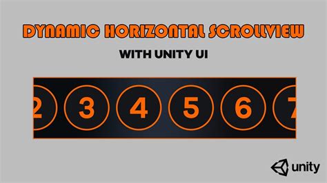 create dynamic horizontal scrollview with unity ui youtube
