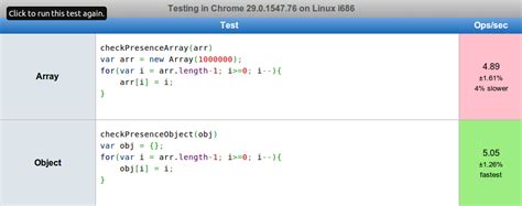 36 javascript object vs array performance modern javascript blog