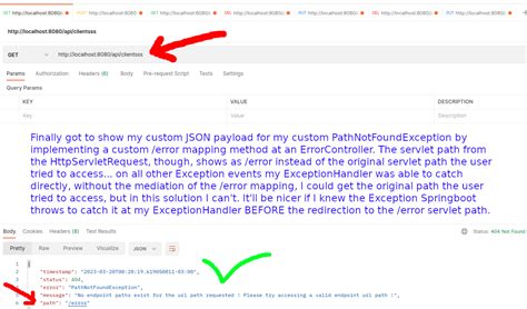 what exception class type does spring boot throw when the user tries to