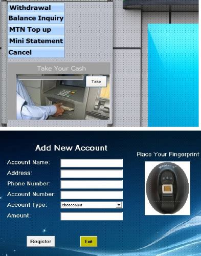 atm security using fingerprint recognition and gsm an embedded system
