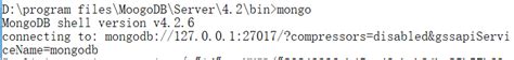 mongonetworkerror failed to connect to server [localhost 27017] on