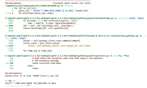 how we can loop on a list of columns to apply a pyspark sql query on