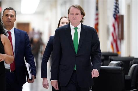 Don Mcgahn Ex White House Counsel Tells Lawmakers About Trumps Bid To