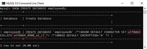 mysql create database javatpoint