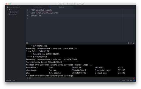 docker and docker compose for php development with github and digital