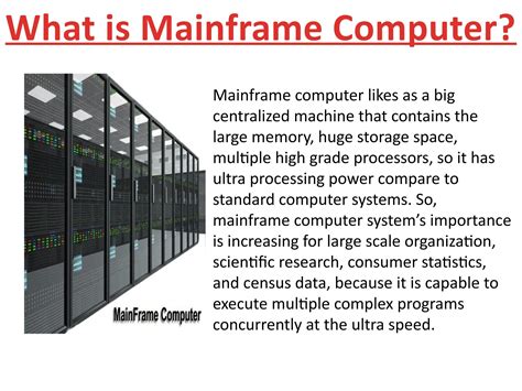 Mainframe Computer With Its Example Types Uses And Features By Er