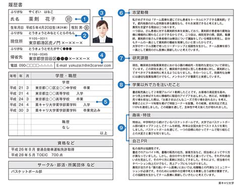 履歴書の書き方 3つのコツで自己prを成功させよう｜薬学生のための就職情報サイト【薬キャリ1st】