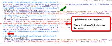 javascript find returns null after ajaxrequest stack overflow