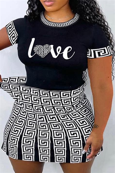 Wholesale Letter Print Fashion Casual Letter Print Patchwork O Neck