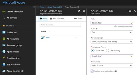 cosmosdb winforms cloud integration telerik ui for winforms